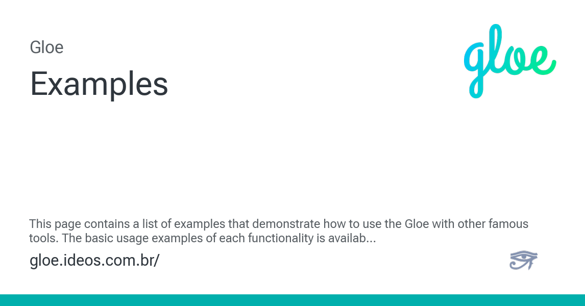 Examples - Gloe - Your Code as a Flow